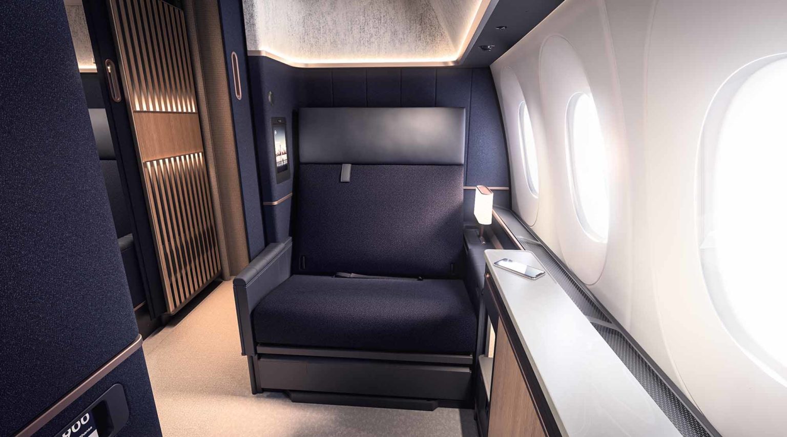 Das hypermoderne Flugzeug Lufthansa Airbus A350