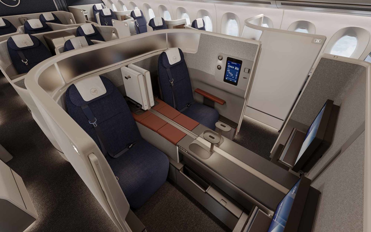Sitzplätze Lufthansa Doppeldecker A380 Und Boeing 747 8